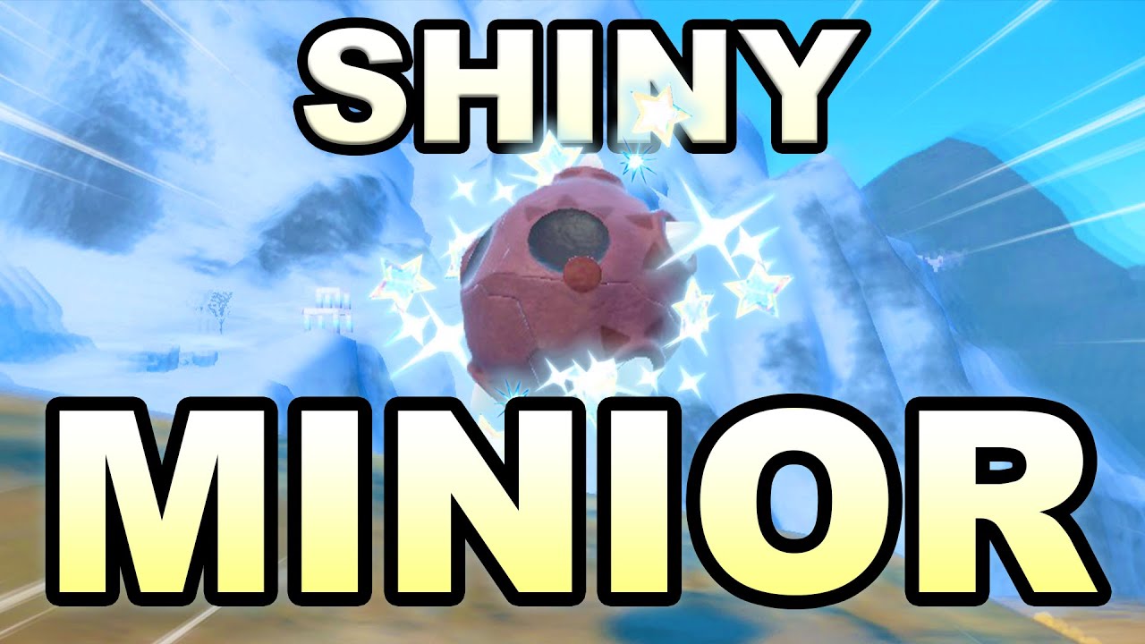How to get shiny minior EASY in pokemon's dlc - YouTube