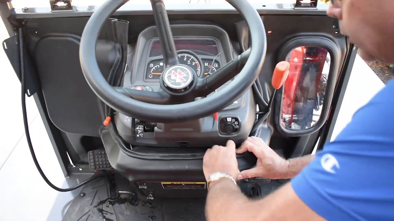 Massey Ferguson Radiator Shroud Installation - YouTube