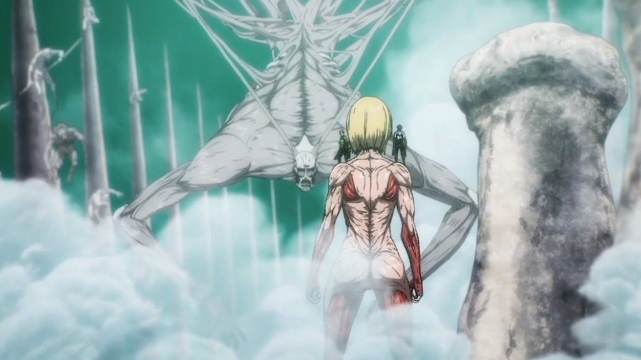 Female Titan Annie Leonhart Full Fight - YouTube