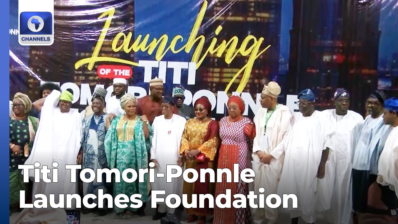 Titi Tomori-Ponnle Foundation Seeks To Empower Women, Youths To Attain Full Potentials - YouTube