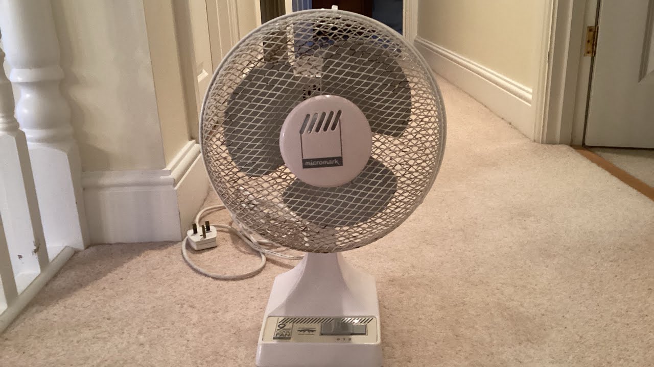 Micromark 9” desk fan update video - YouTube