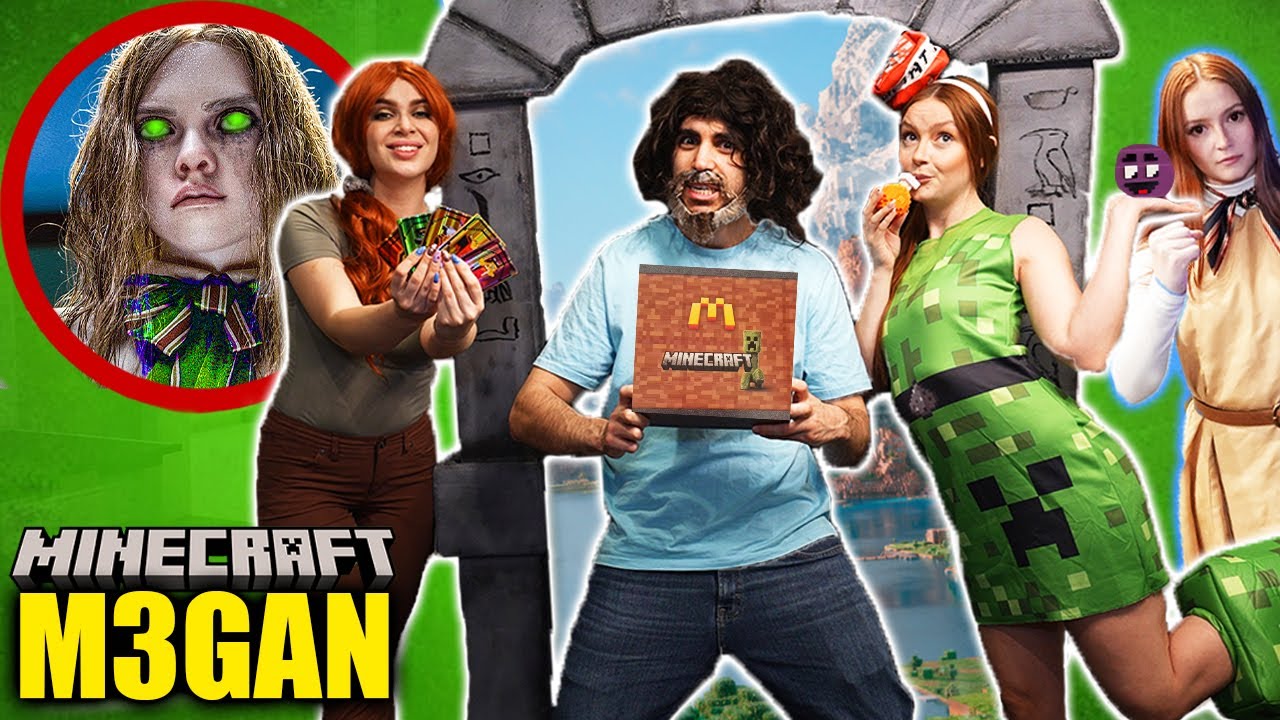 M3GAN turned into a MINECRAFT CREEPER! (Steve & Alex Potion!) - YouTube