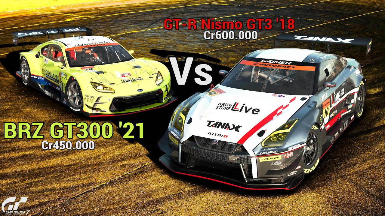 Gran Turismo 7 | BRZ GT300 '21 Vs GT-R Nismo GT3 '18 at Suzuka Circuit ...