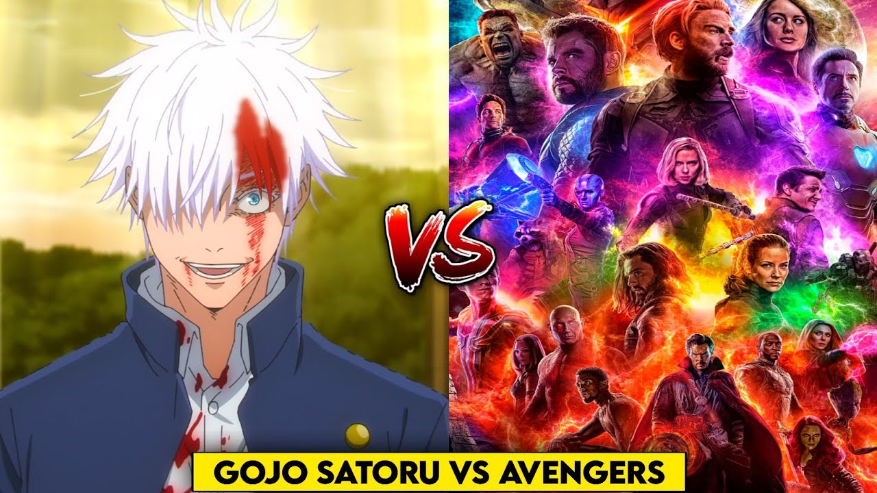 Gojo Satoru Vs The Avengers || Marvel Vs Jujutsu kaisen in Hindi - YouTube