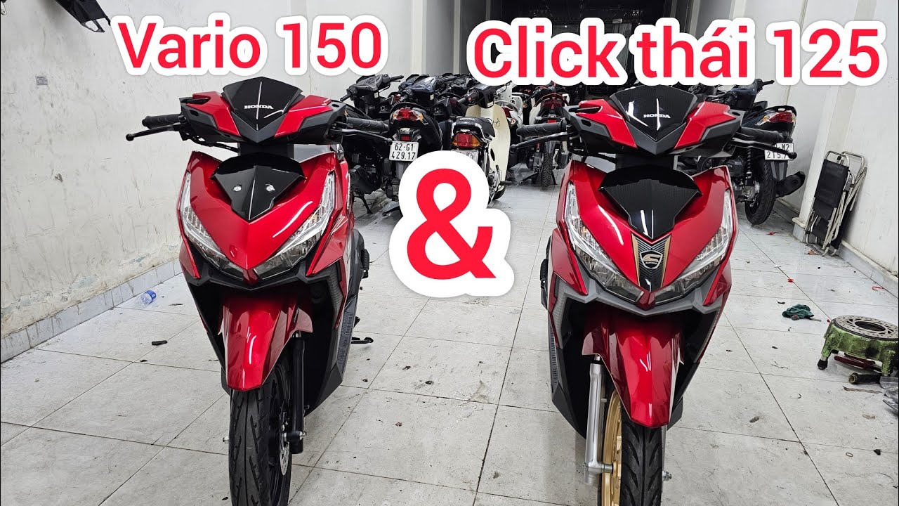 Click thái 125 & vario 150 - YouTube