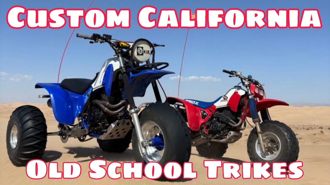 OLD SCHOOL Custom California 3-Wheelers! Vintage, tricked out ATC 90's ...