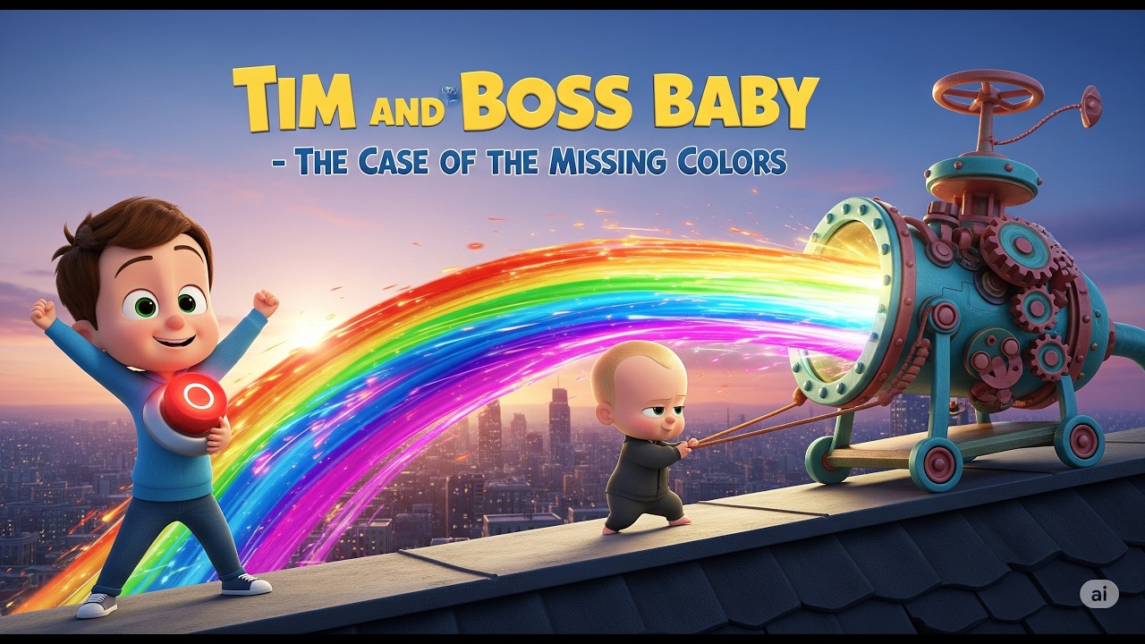 Tim and Boss Baby: The Case of the Missing Colors! - YouTube
