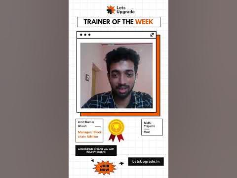 Trainer of the week - Amit Kumar Ghosh 🔥 - YouTube