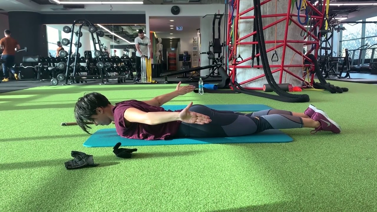 Prone Cobra Posture Exercise - YouTube