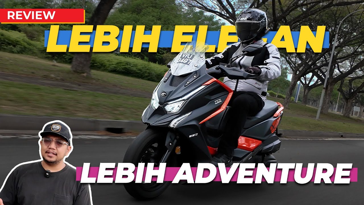 KYMCO DTX 250 - MODENAS PUNYA VERSI SKUTER ADV - YouTube