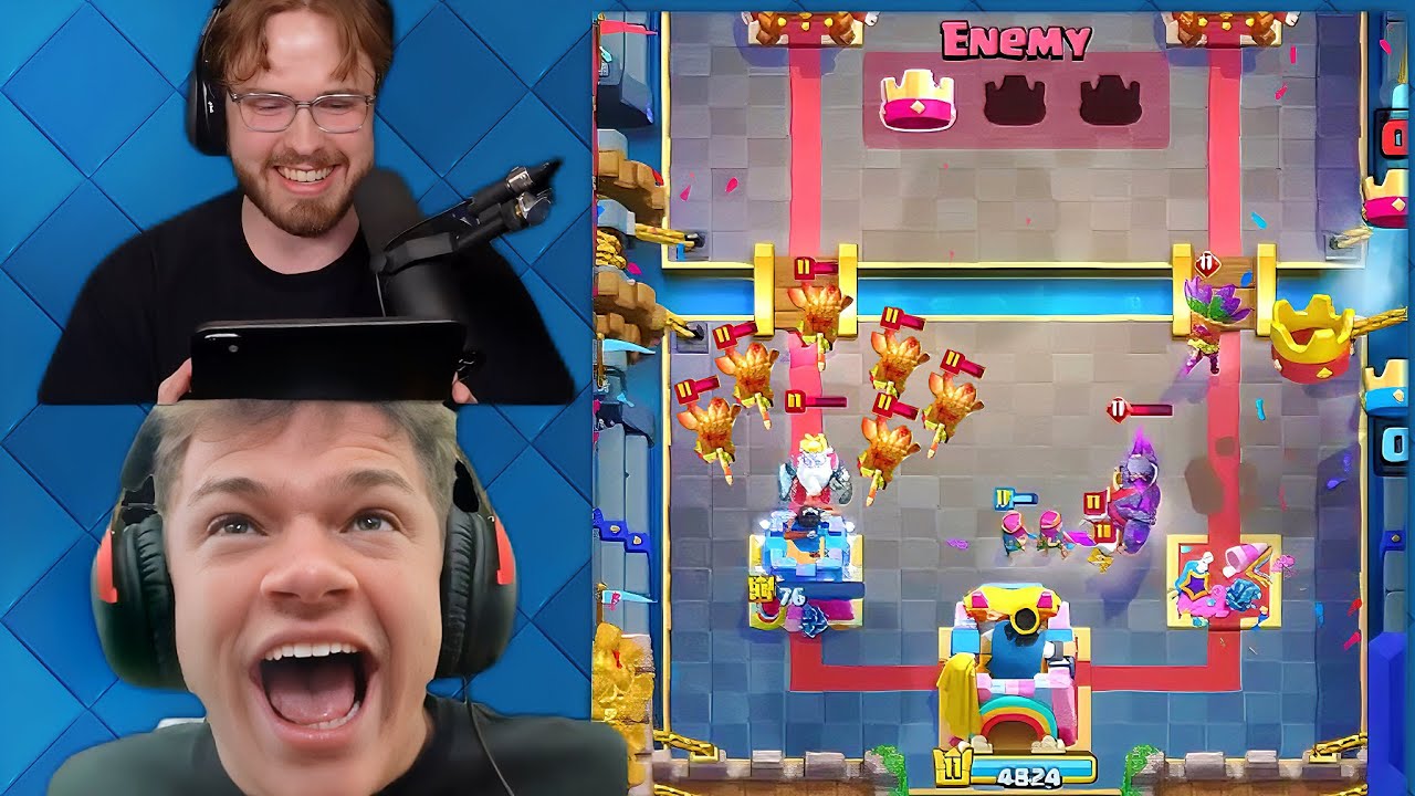 Jynxzi Challenges a Clash Royale PRO To 1v1 *RAGE WARNING* - YouTube