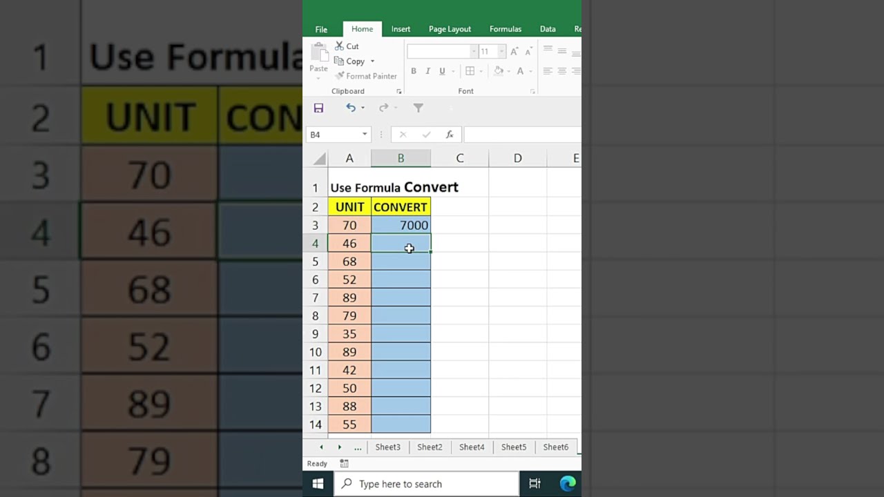 How To Use Convert Formula Excel In Convert shorts YouTube How To Use Convert Formula Excel In Convert shorts YouTube