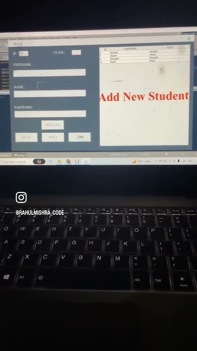 Student Attendance Management System in Java #shorts - YouTube