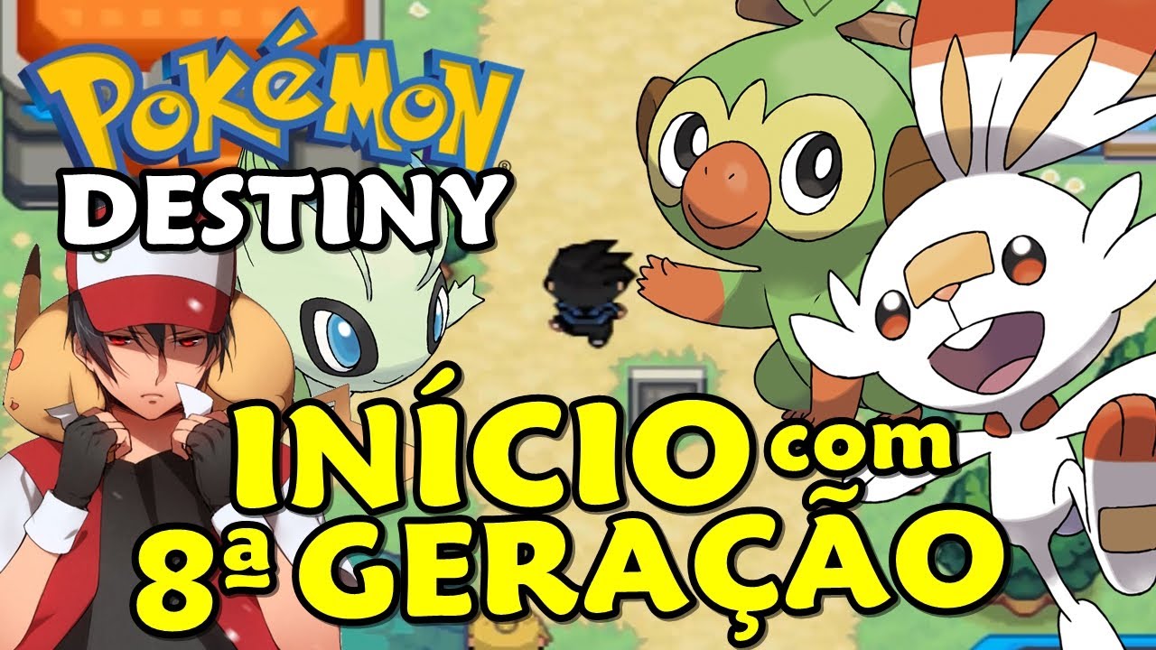 Pokémon Destiny (Hack Rom - GBA) - O Início com 8ª Geração e Nova ...