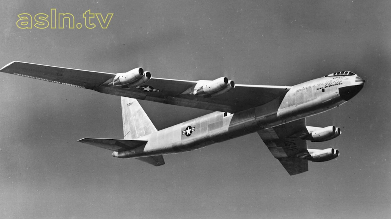 First Flight of the Boeing B-52 (YB-52) Stratofortress - YouTube