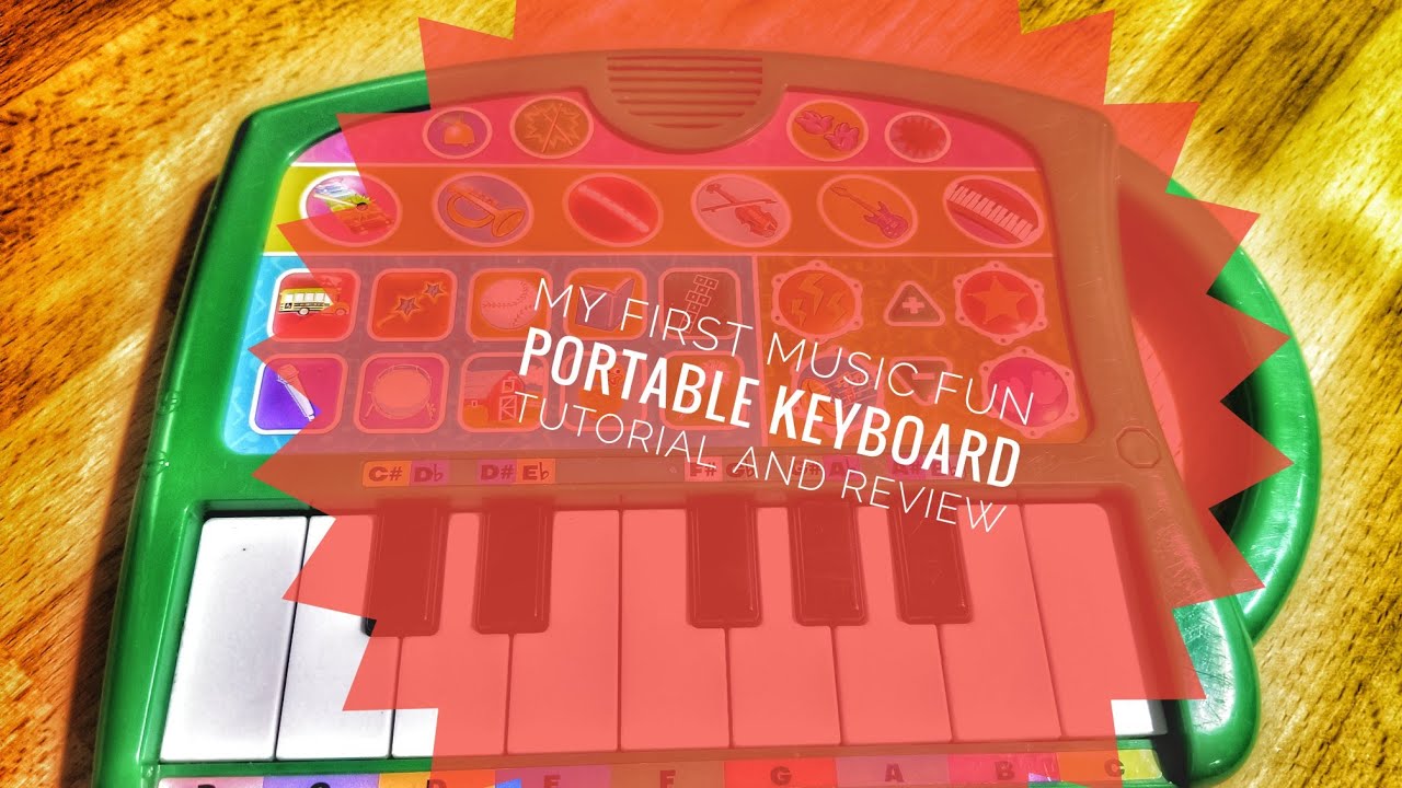My First Music Fun Portable Keyboard Tutorial and Review - YouTube