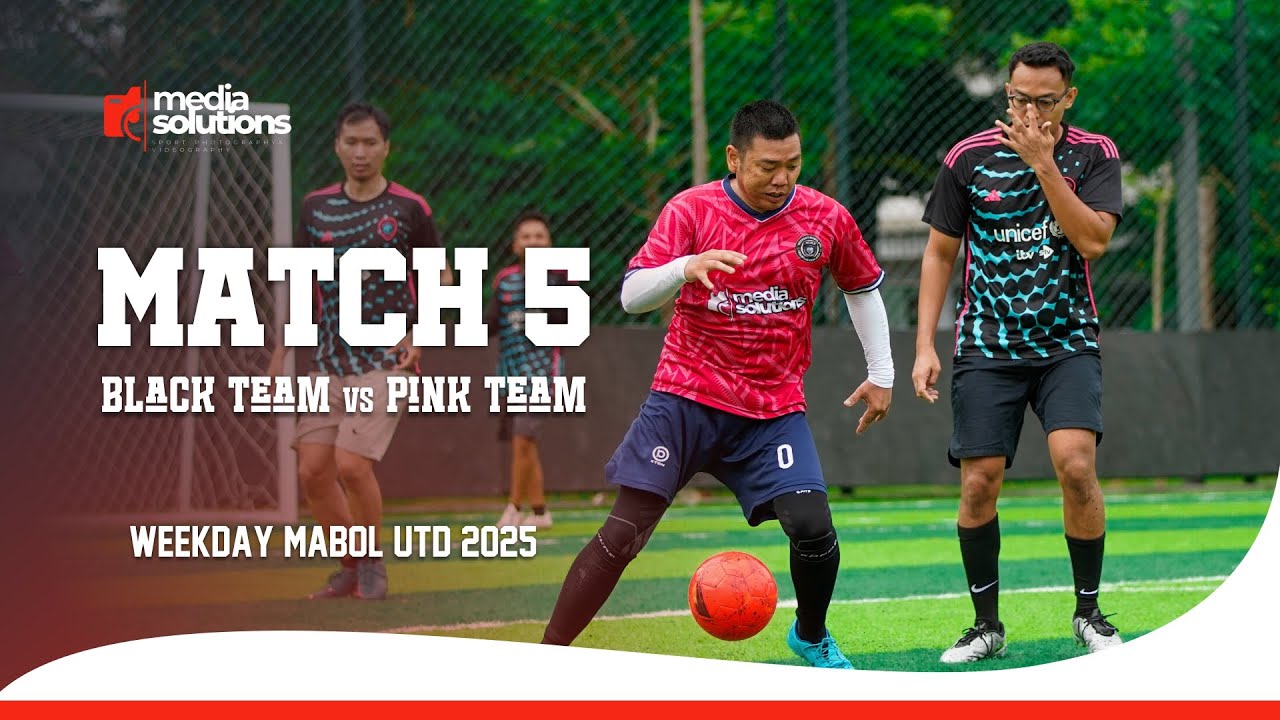 MATCH 5 | Black Team VS Pink Team 5-2 | Goozone Mini Soccer 2025 - YouTube