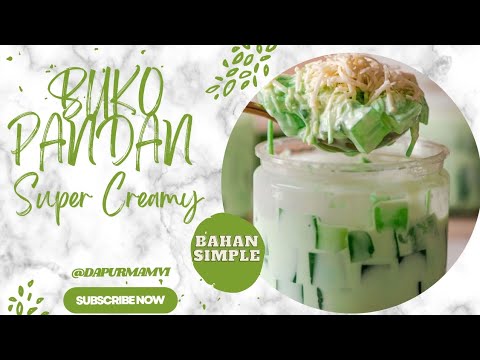 Buko Pandan Creamy Modal Ekonomis | Resep Buko Pandan | Ide Jualan ...