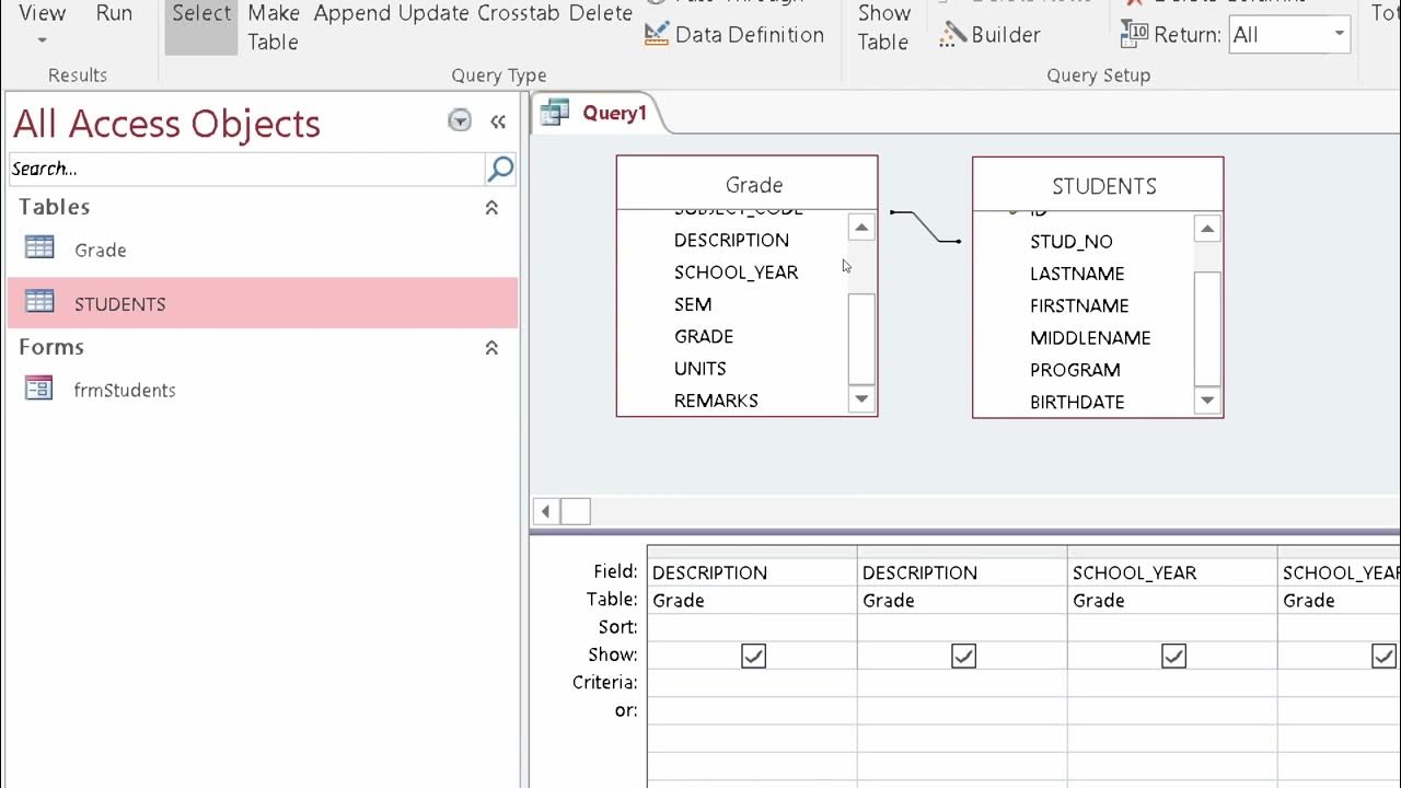 Ms Access Database Tutorial Youtube