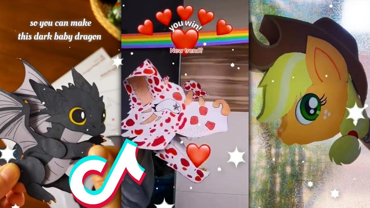 😈 THE AMAZING Paper Dragon 🔥Dragon Puppet TikTok Compilation😍 #1 - YouTube