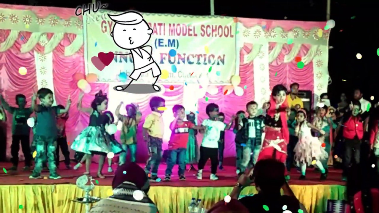 Kids Dance performances, Annual function of Gyan Bharati Model school ...