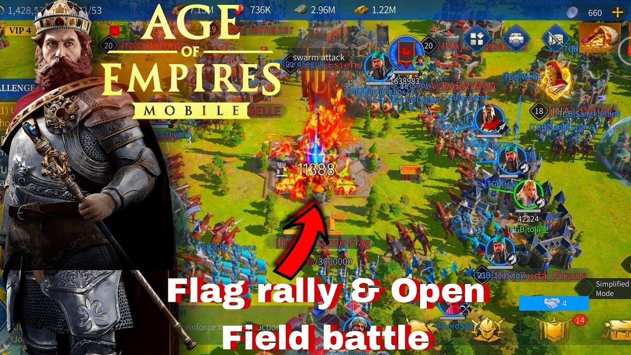 Open Field Battle and Flag rally Part 2 INA VS TGB | Age of empires ...