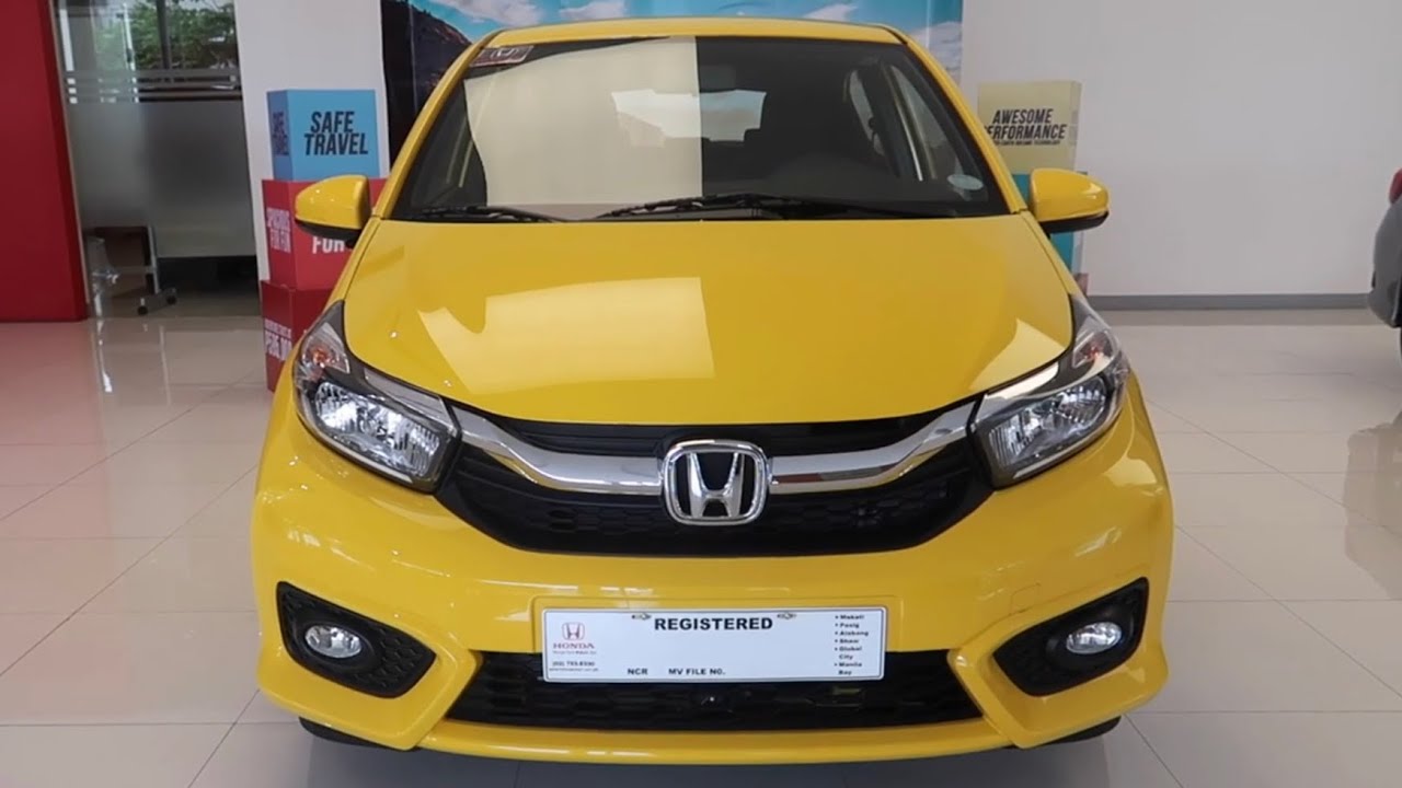 2019 HONDA BRIO V IN YELLOW!!!!! - YouTube