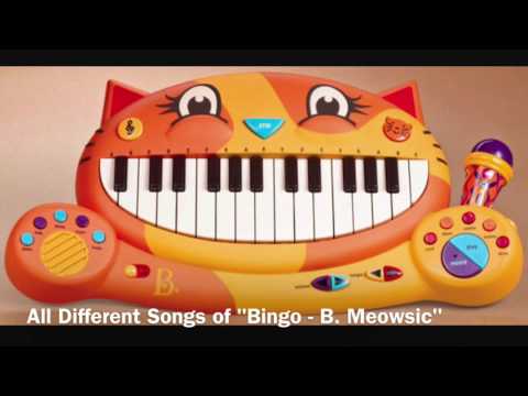 All Different Songs of Bingo B Meowsic