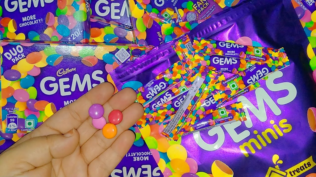 gems candy chocolate mini tasty gems candy chocolate 🍫 - YouTube