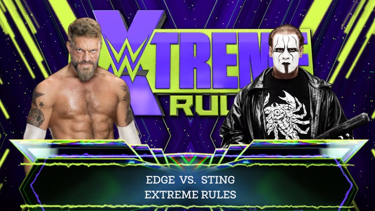 WWE 2K24 Sting VS Edge Extreme Rules Match 2K24 - YouTube