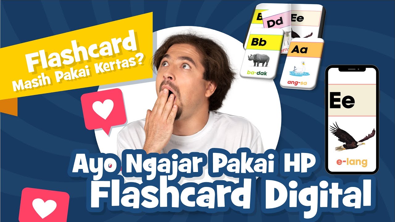 Cara Membuat Flashcard Digital. Ngajar Pakai HP - YouTube