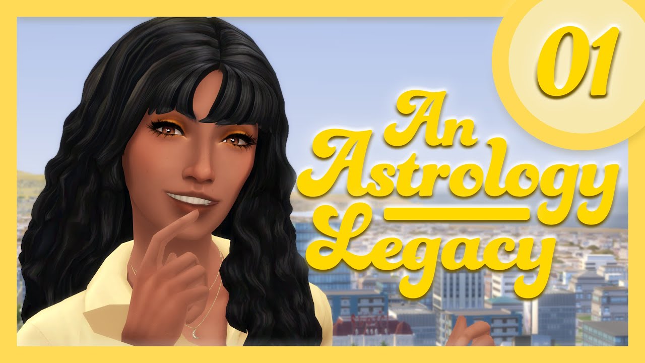 A Sunny Start! | EP 1 | The Sims 4 Astrology Legacy Challenge - YouTube
