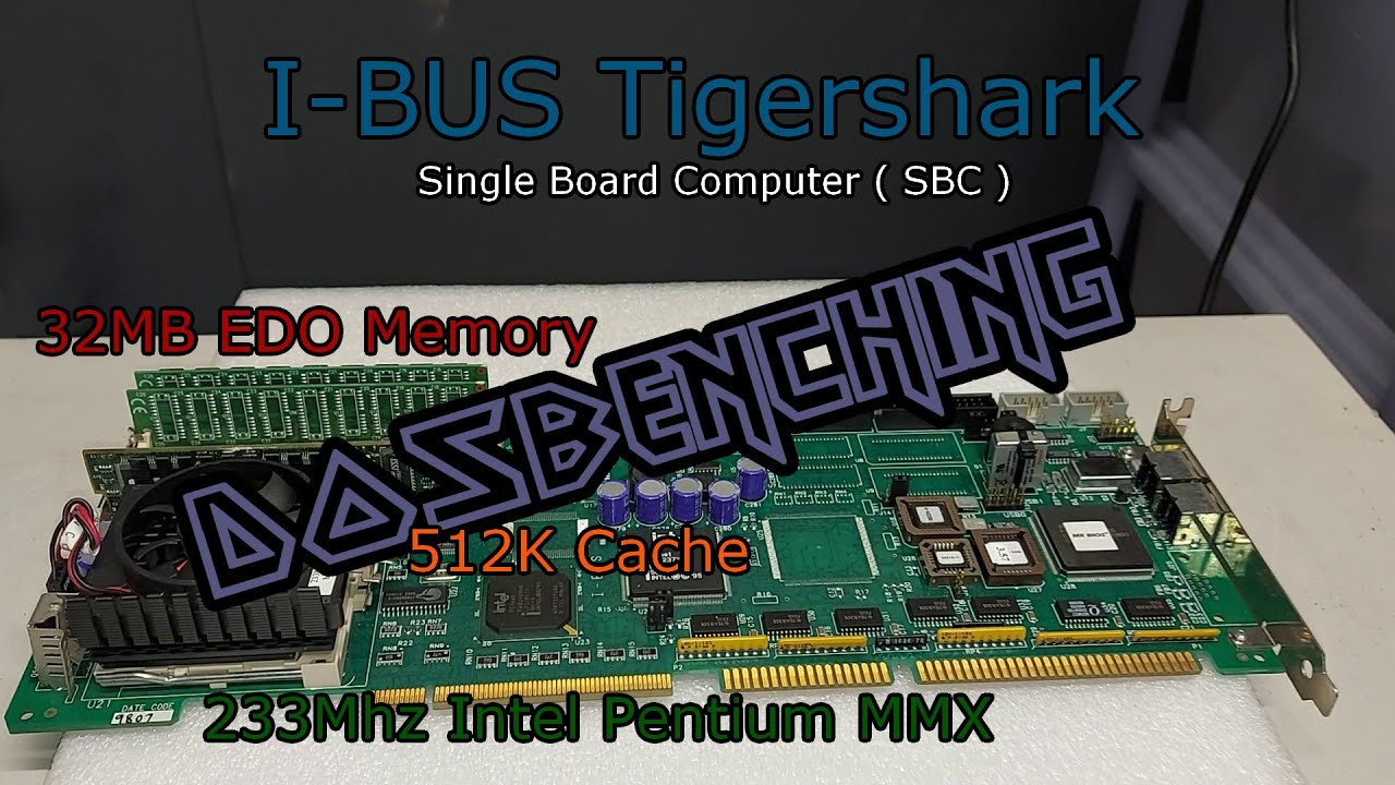 Dosbench - I-BUS Tigershark Single Board Computer - Intel Pentium MXX ...