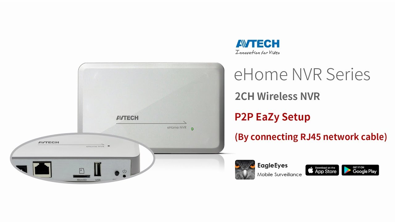 2CH Wireless NVR - P2P EaZy Setup (AP Mode) - YouTube
