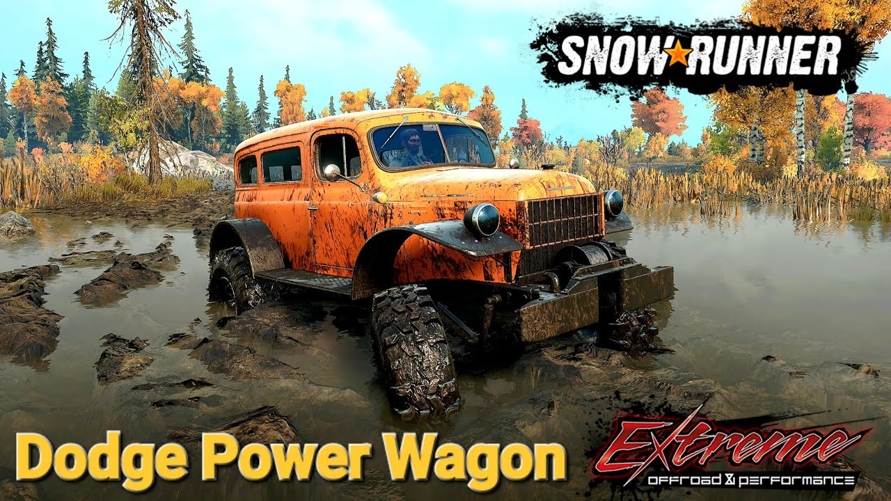 New Truck Mods Dodge Power Wagon In SnowRunner - YouTube