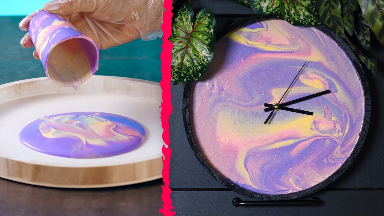 5 DIY Custom Clocks To Decorate Your Home - YouTube