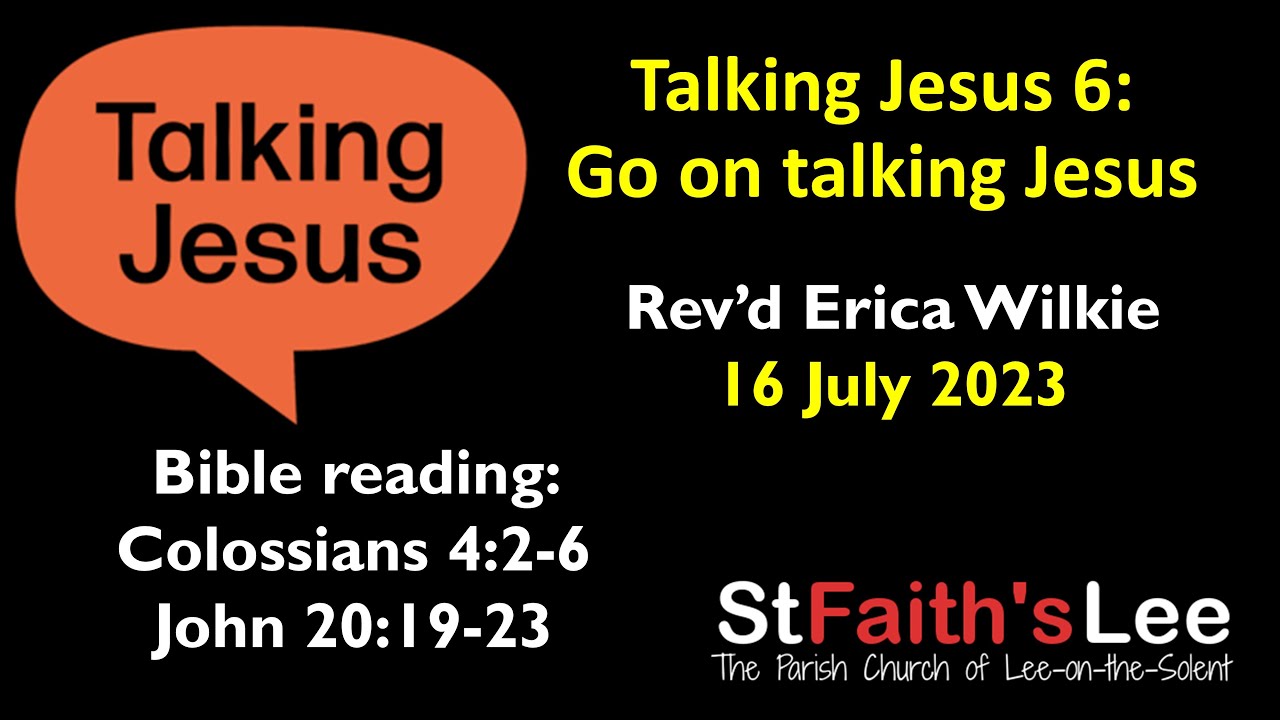 Talking Jesus 6: Go on Talking Jesus - YouTube