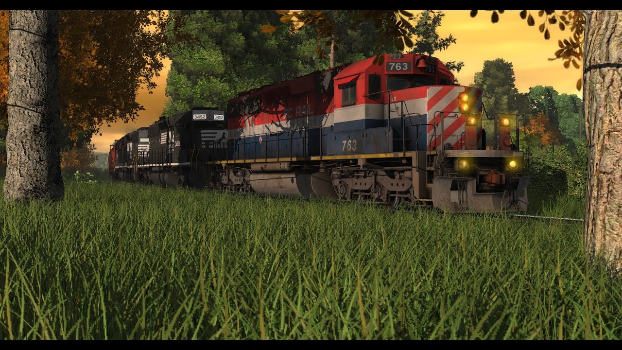 Trainz A New Era - BC Rail SD40-2 Cabride - YouTube
