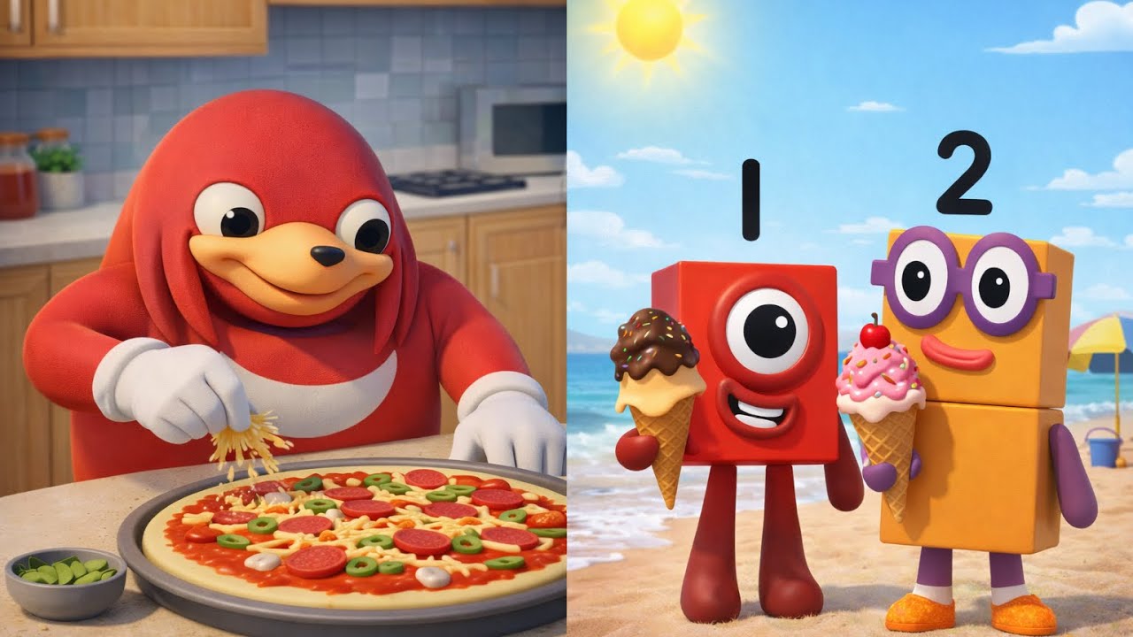 (Ugandan Knuckles Eat Pizza To Auntie Mole Makes Cupcakes) Episodes 41 ...