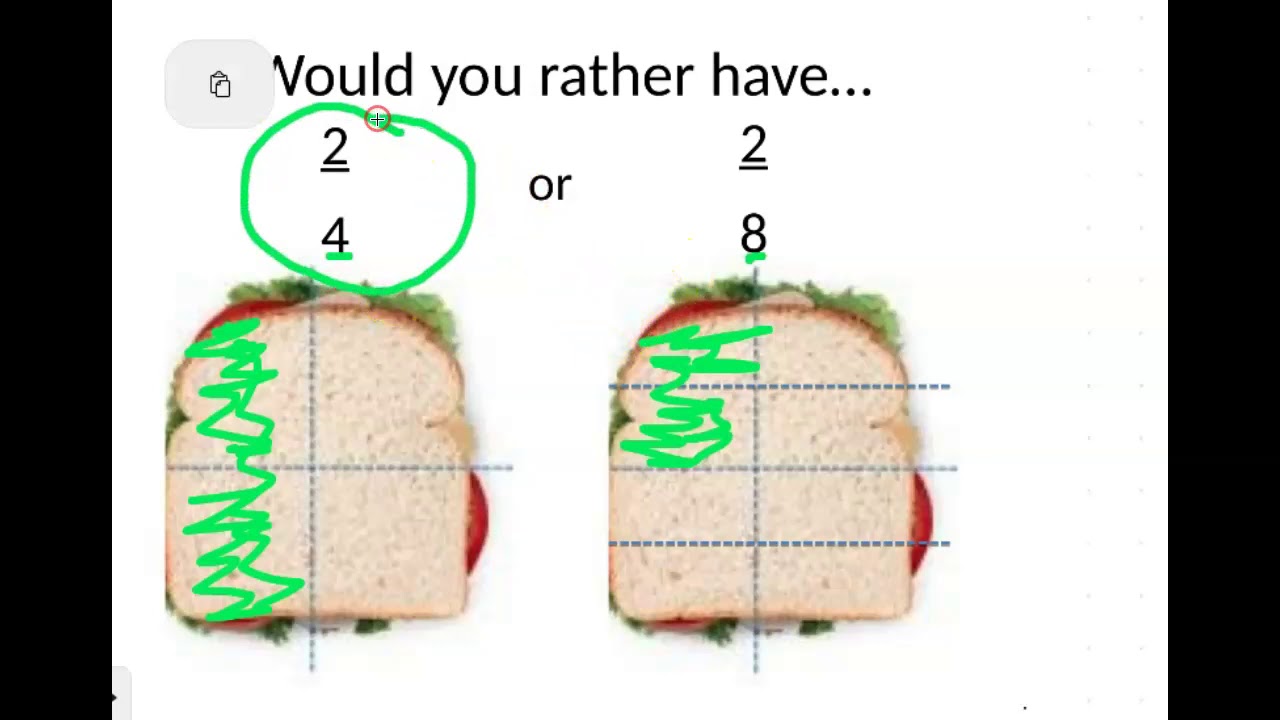 3.NF.3 Comparing Fractions with Cake - YouTube