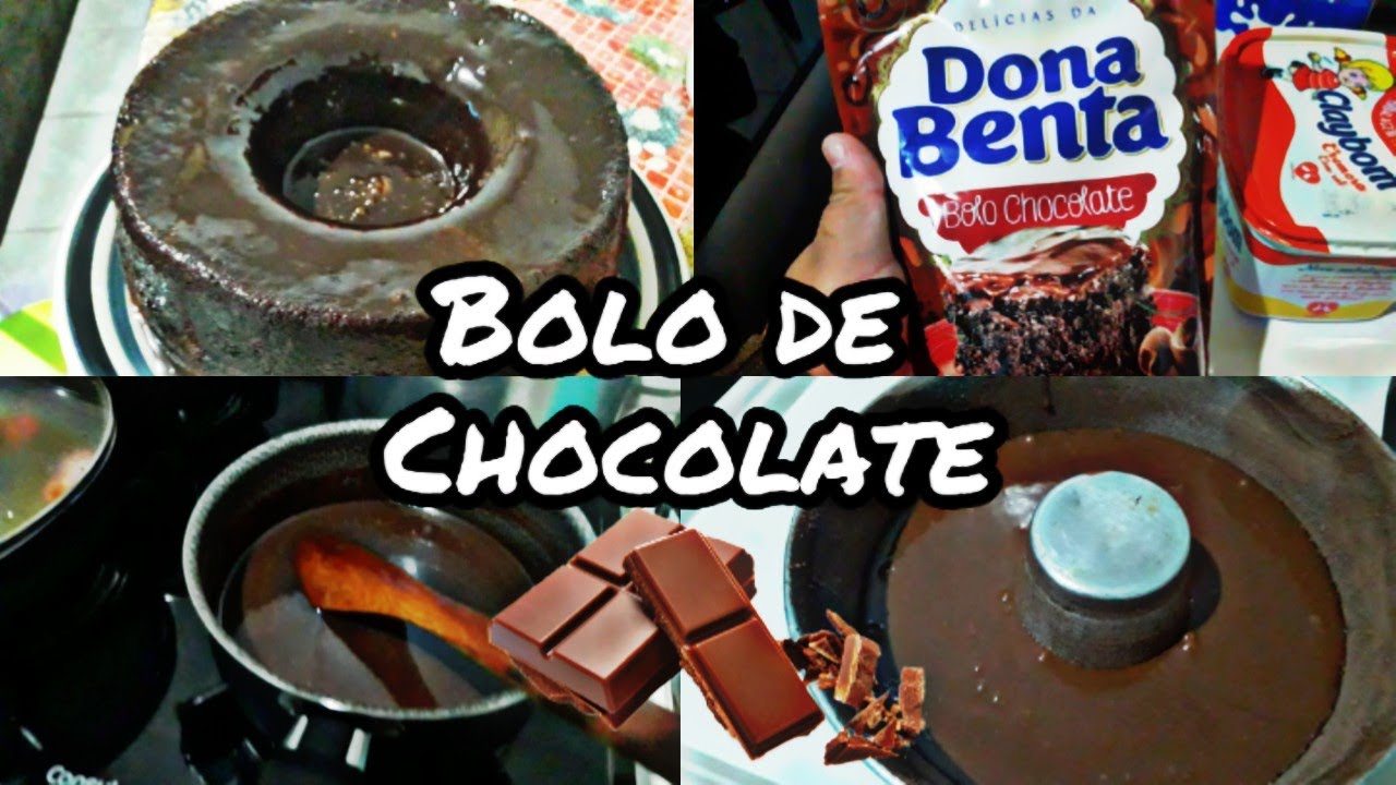 Esse bolo feito de massa pronta - CHOCOLATE DONA BENTA - YouTube