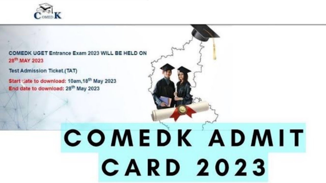COMEDK admit card | COMEDK UGET admit card 2023 - YouTube