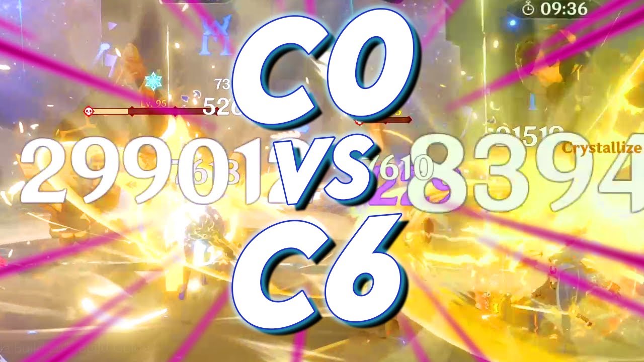 C0 is BUSTED GOOD | C0 vs C6 Genshin Eula Showcase | Eula Gameplay ...