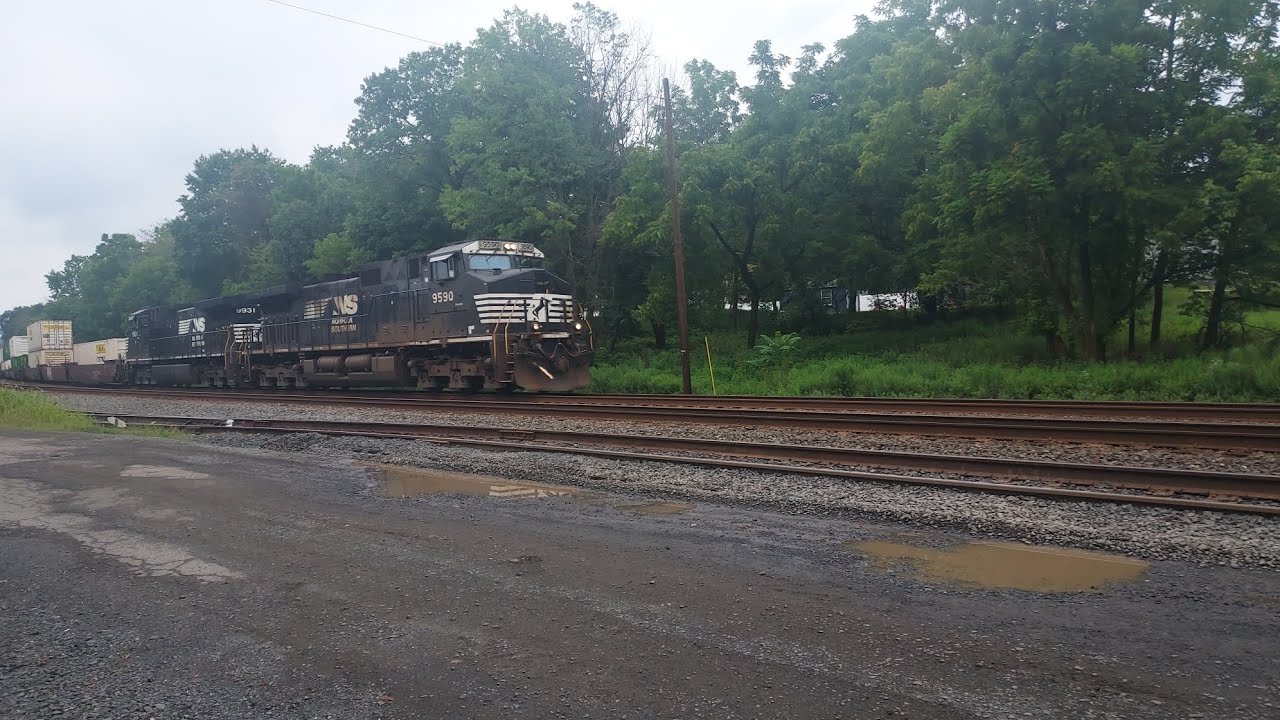NS 9590 C40-9w leads short 288. 8/25/23 - YouTube
