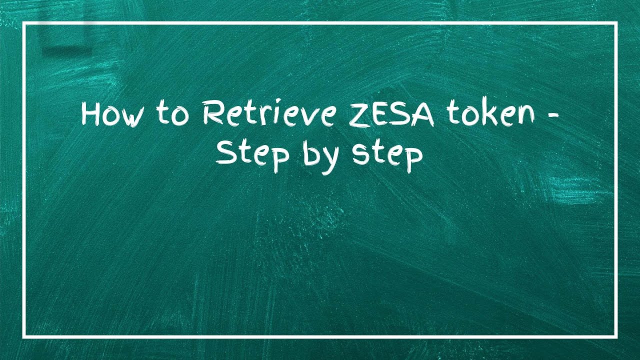 How to Retrieve ZESA token - Step by step - YouTube