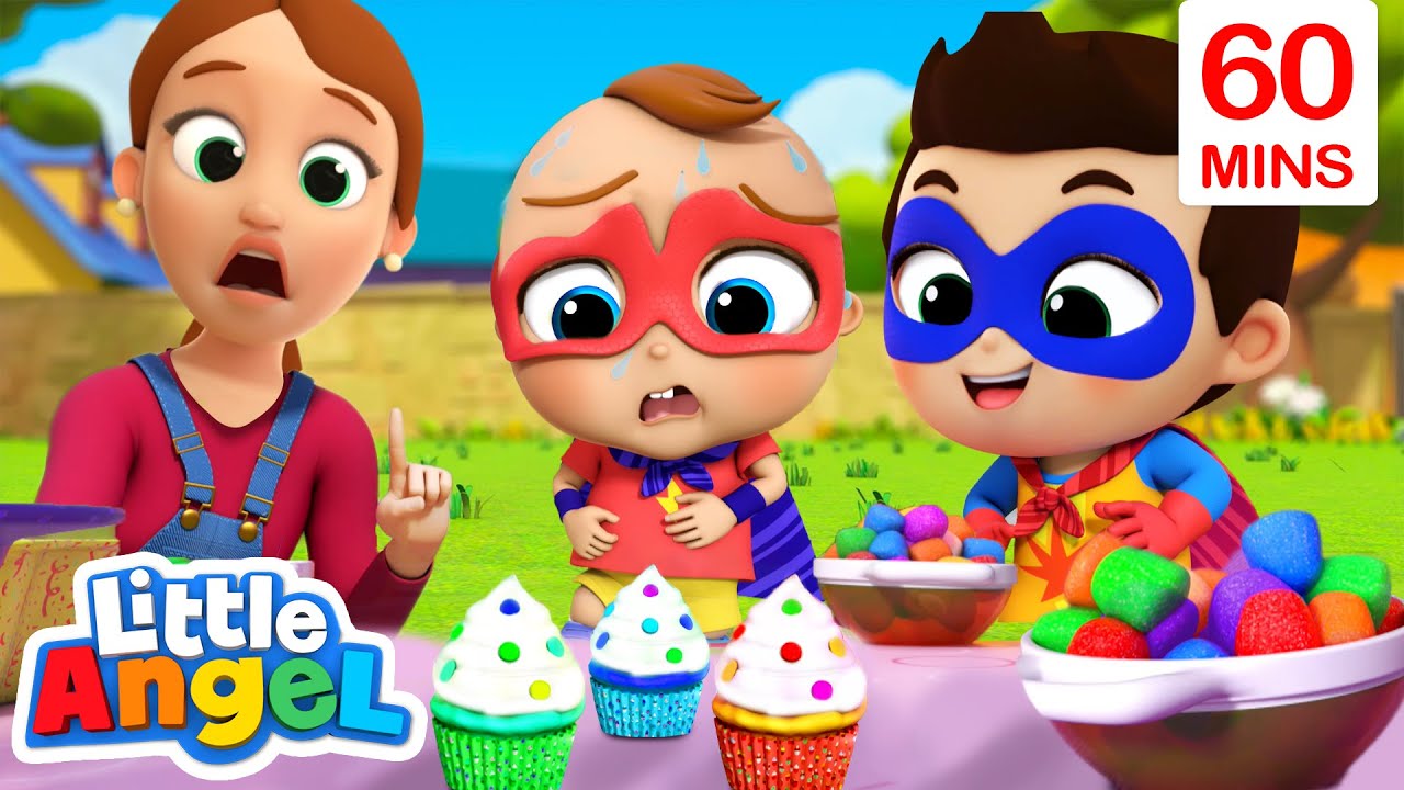 No More Snacks | No More Sugary Drinks + More Little Angel Kid Songs ...