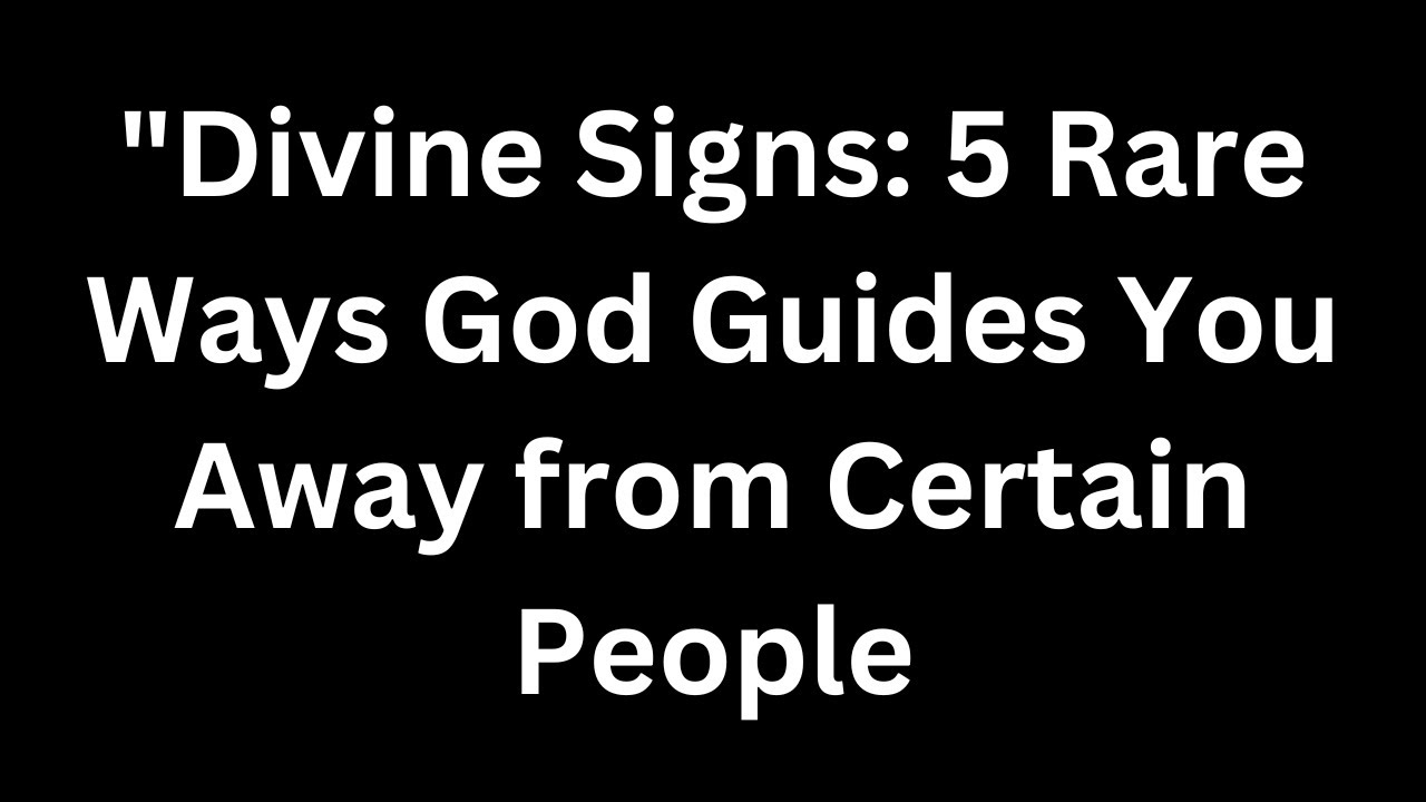 11:11Angels Says"Divine Signs: 5 Rare Ways God Guides You Away from ...
