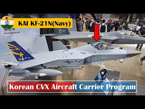 KAI KF-21N(Navy) for Korean CVX Aircraft Carrier program - YouTube