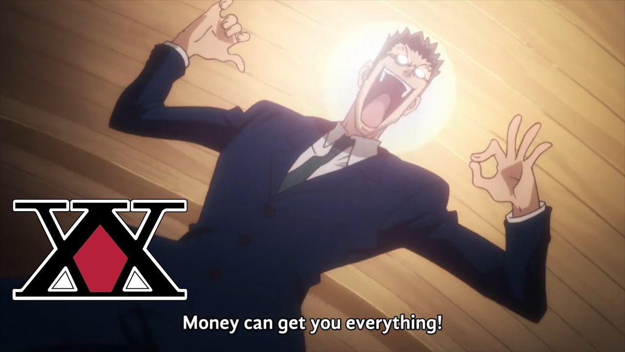 leorio talk about money | Hunter X Hunter - YouTube