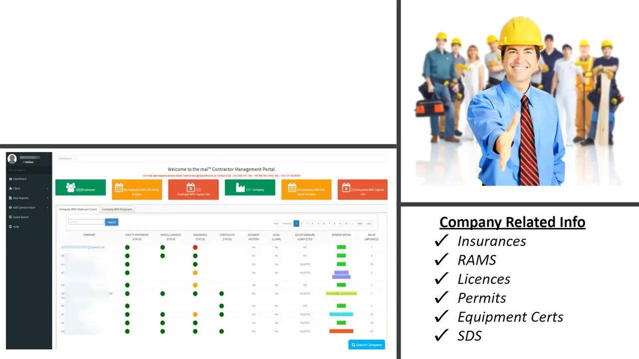 Visitor and Contractor Management Traction Guest and mai™ Contractor ...